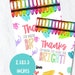 Crayon Teacher Appreciation Week Gift Tag, Thank You Gift Tag Printable ...