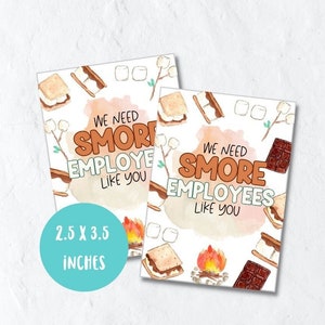 Employee Appreciation Smore Sign - Etsy