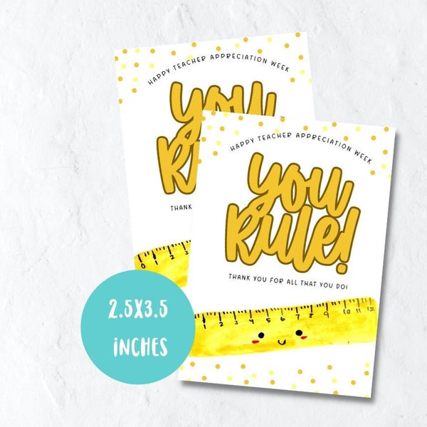 Rule the School Card - Etsy