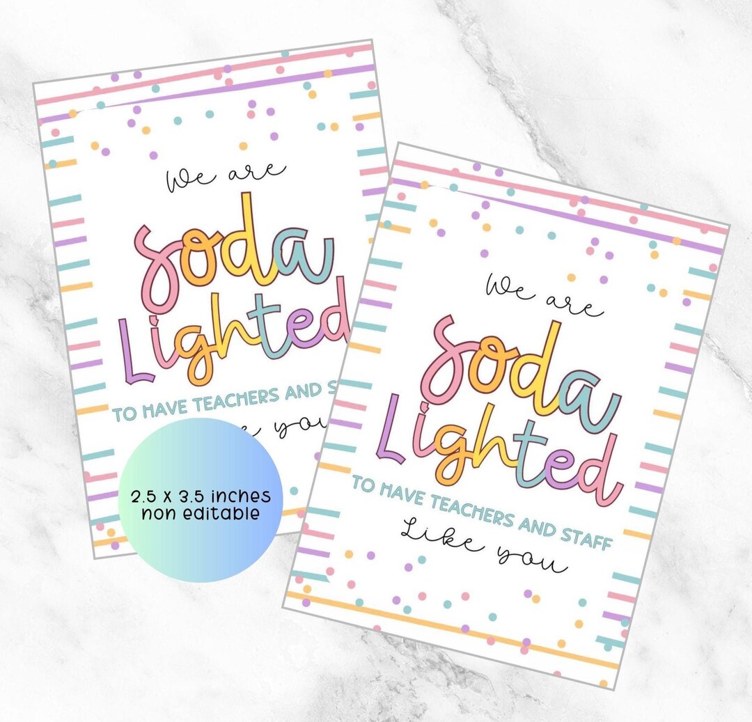 We Are Sodalighted to Have Teachers and Staff Like You, Teacher ...