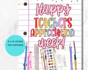 Teacher Appreciation Week Sign - Etsy