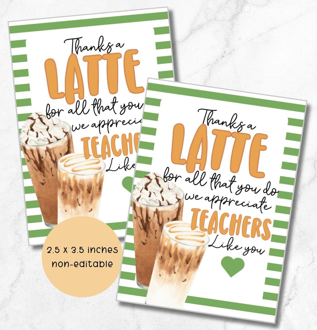 Teachers Appreciate Week, Thanks a Latte for All That You Do, Teacher ...
