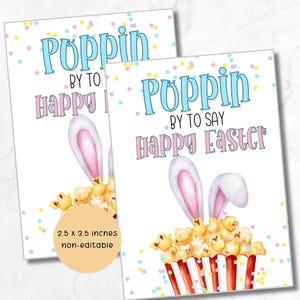 Printable Easter Gift Tag, Treat Bag Gift Tag, Pippin by to Say Happy ...