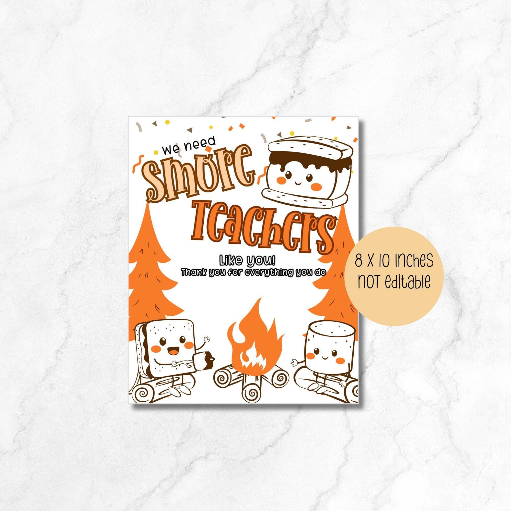 Smores Teacher Appreciation Sign, We Need Smore Teachers Like You ...