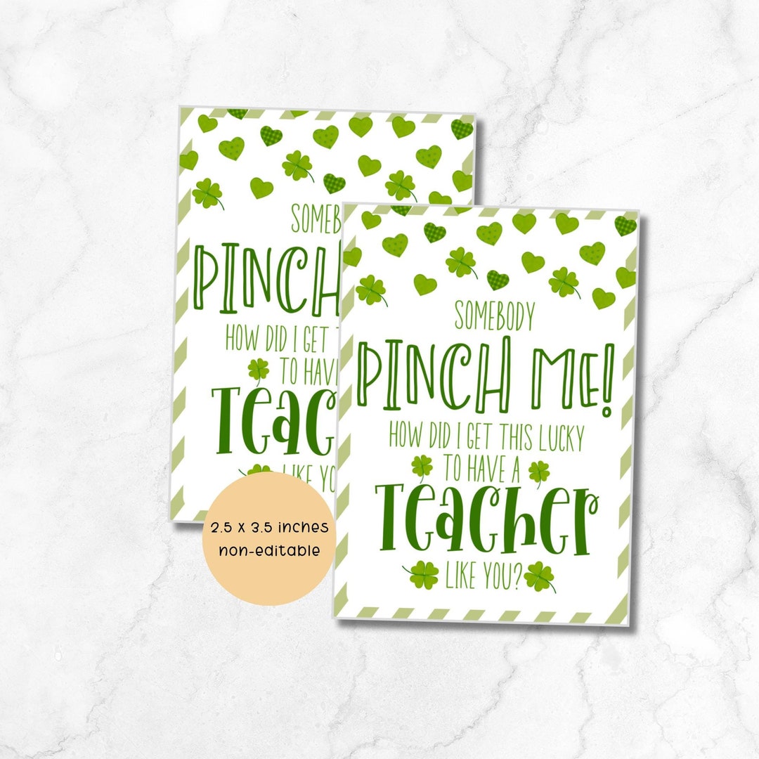 Teacher Appreciation, Lucky to Have A Teacher Like You, St Patrick's ...