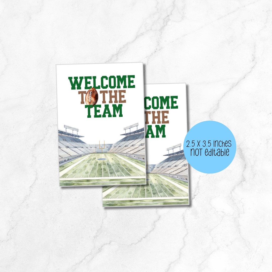 Sports Snack Gift Tag, Football Snack Gift Tag Printable, Post Game ...