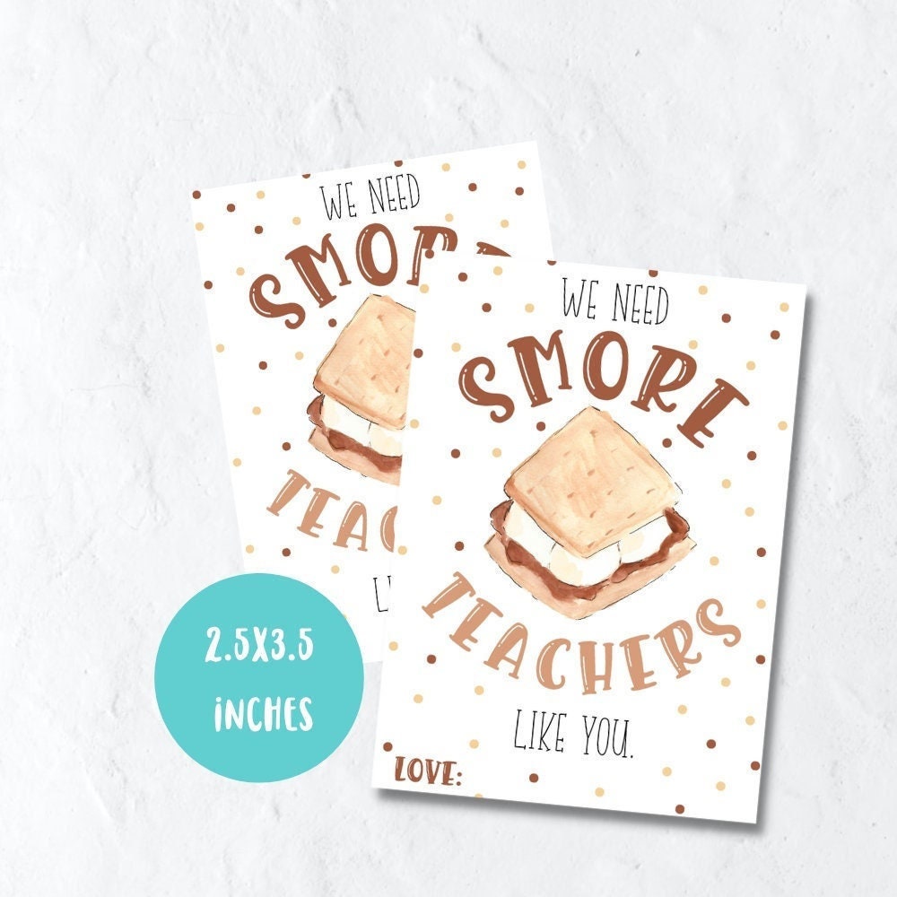 Teacher Gift Tag, Teacher Appreciation Week, Printable Thank You Tag ...