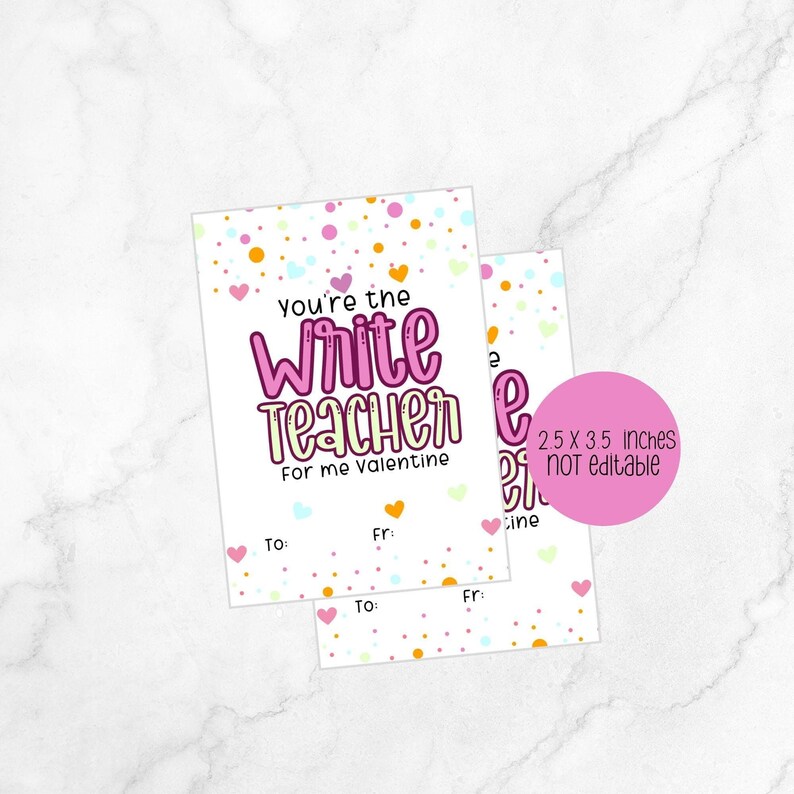 Printable Valentines Day Printable, Write Teacher Valentines Day ...