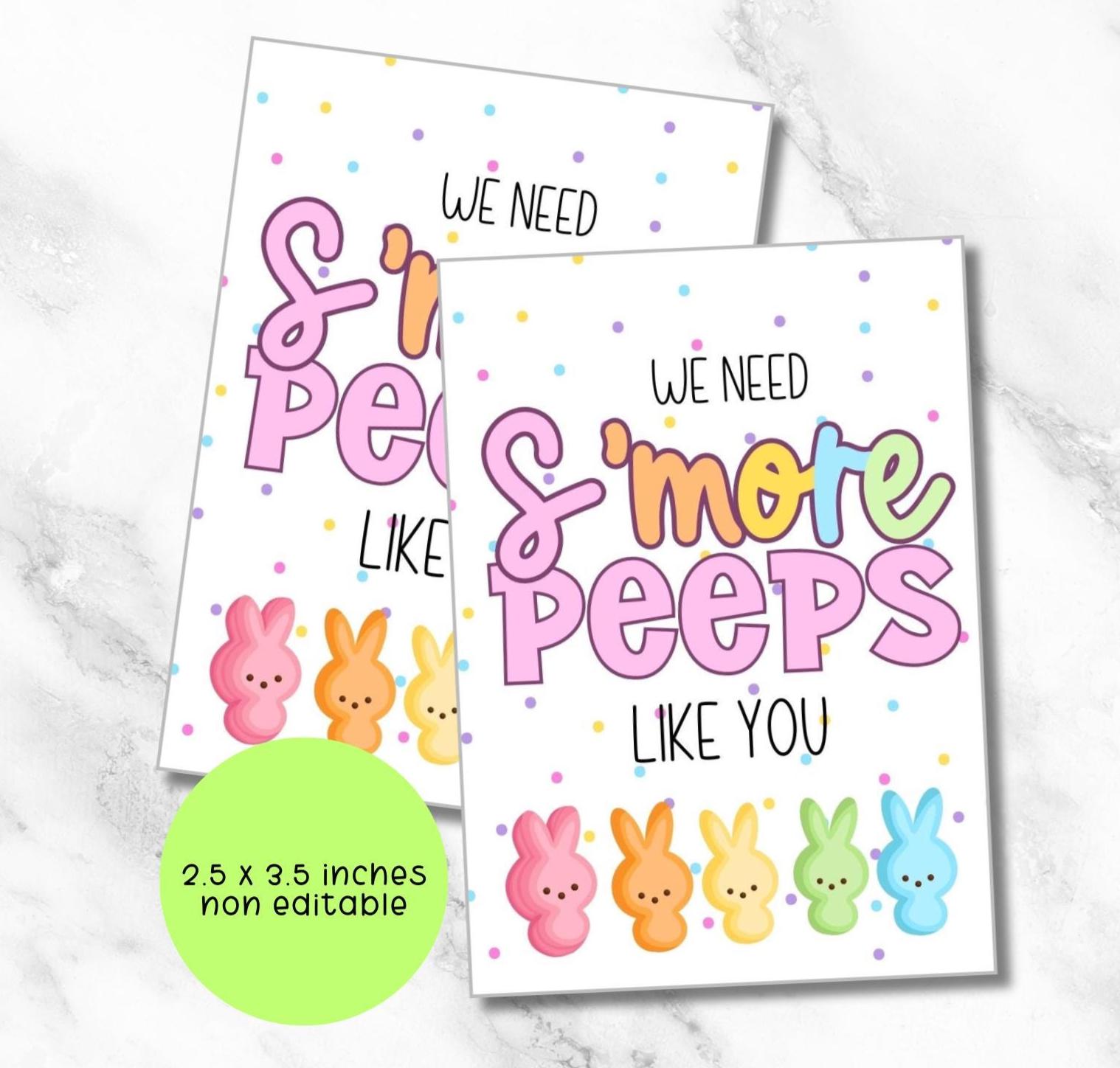 Easter Gift Tag, Easter Basket Printable Gift Tag, Digital Download ...