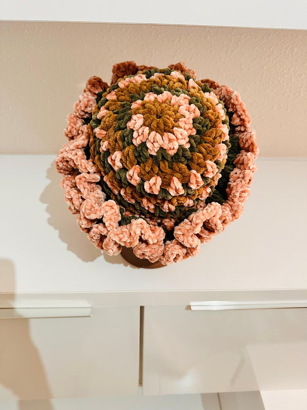 Fluffy Crochet Raffle Hat - Etsy