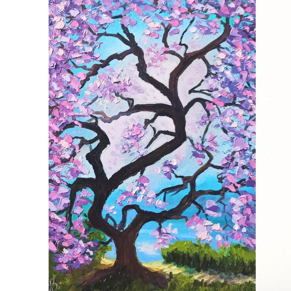 Impasto Tree - Etsy