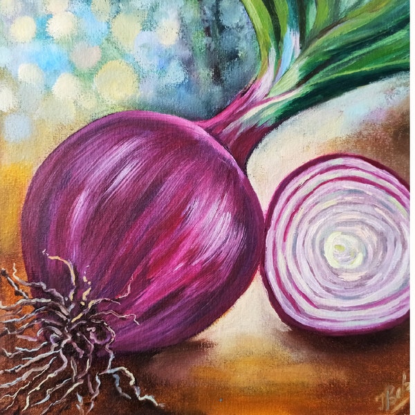 Onions Still Life - Etsy
