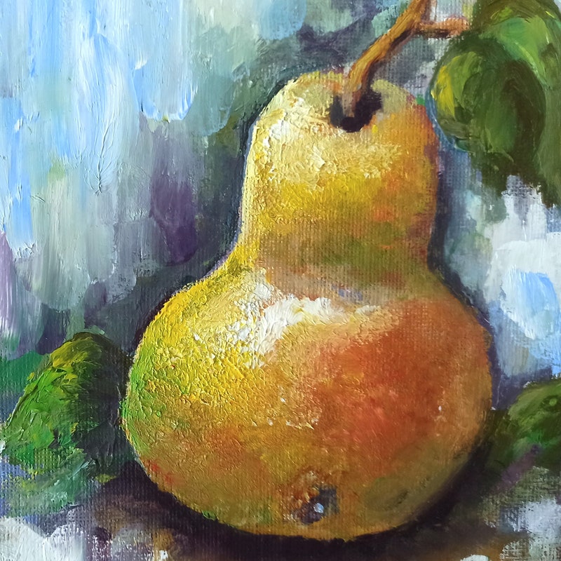 Painted Pears - Etsy