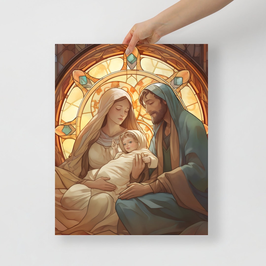 Holy Family Poster - Etsy
