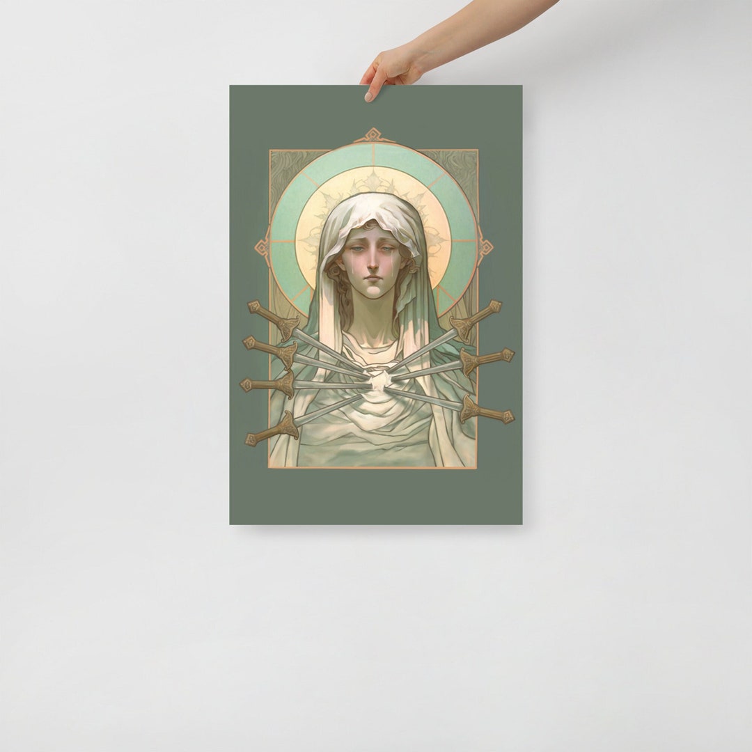 Our Lady of Sorrows Poster - Etsy