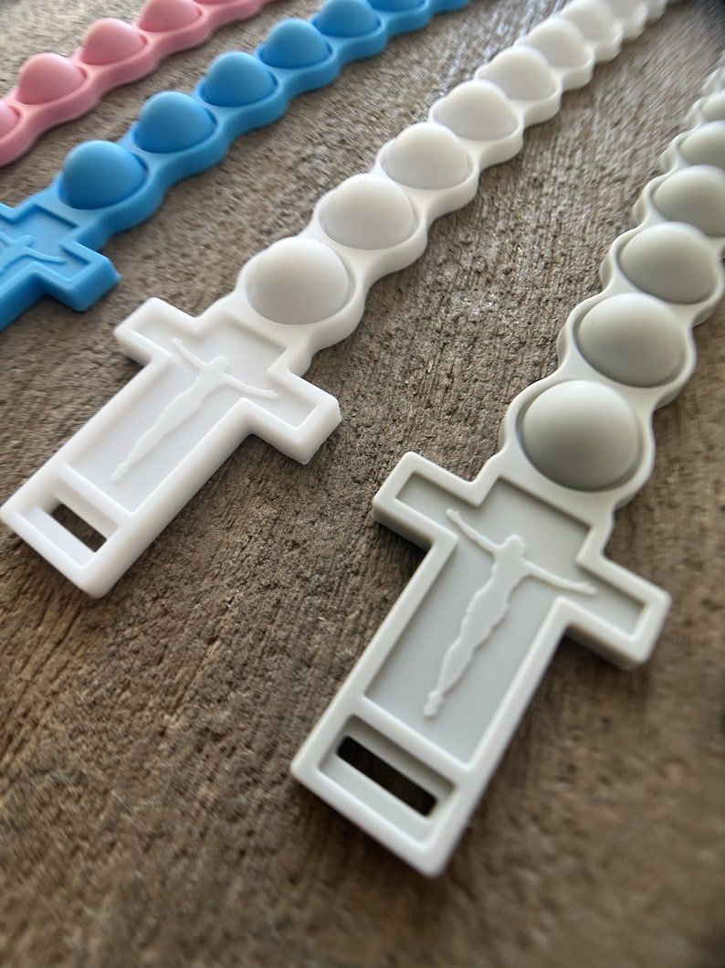 Pop-it Rosary Fidget Bracelet. - Etsy