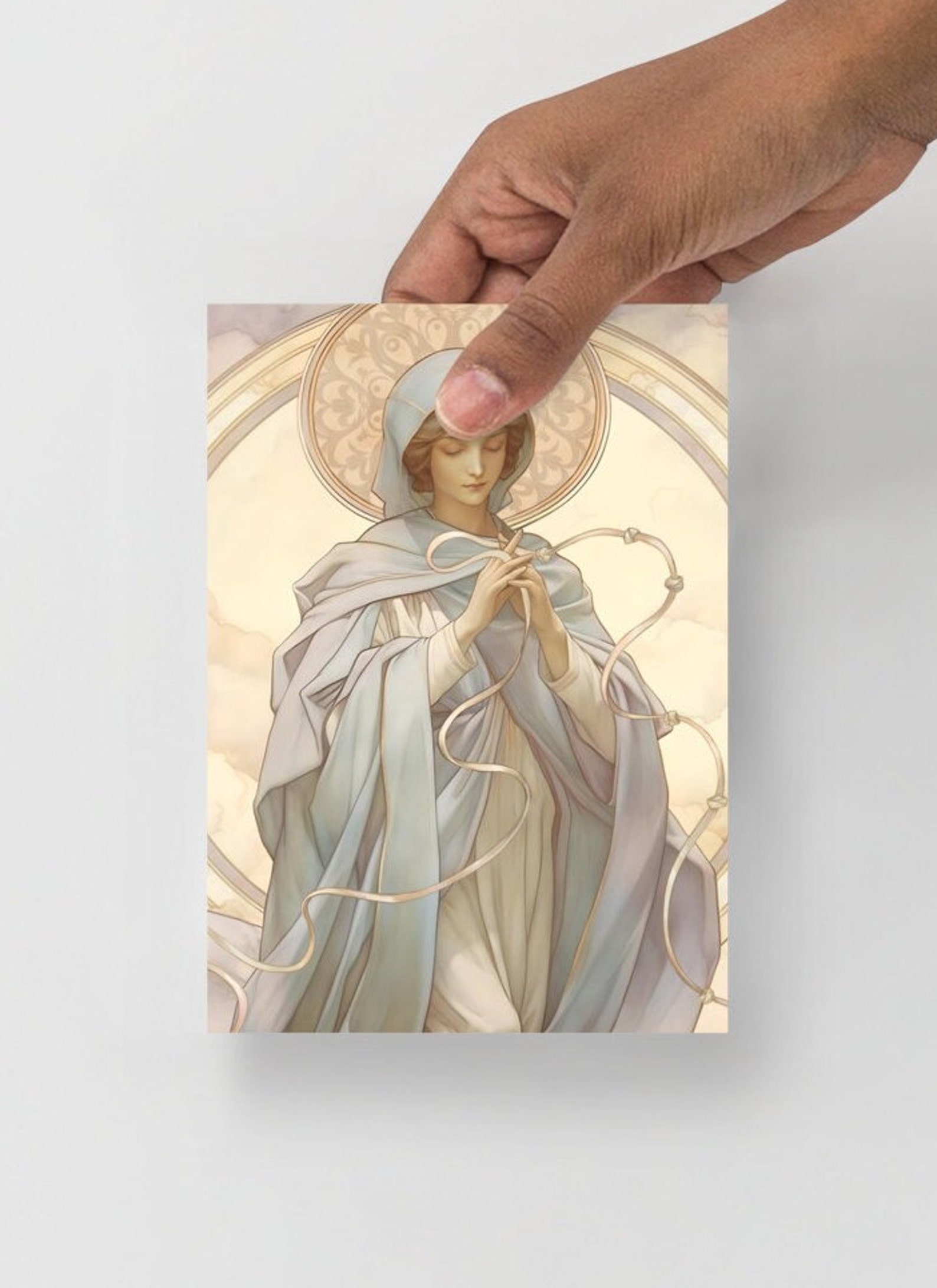 Vintage Style Our Lady Undoer of Knots Print - Etsy