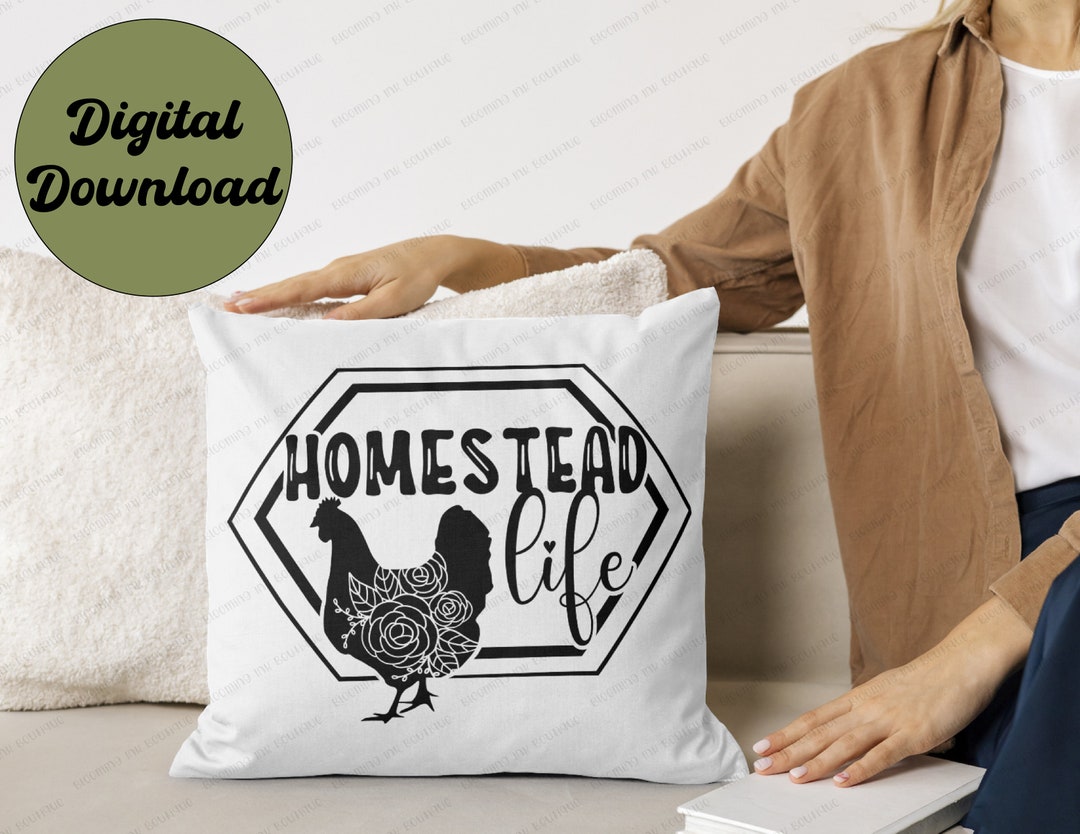 Homestead, Homestead Life Svg, Chicken Svg, Homestead Svg, Chicken ...