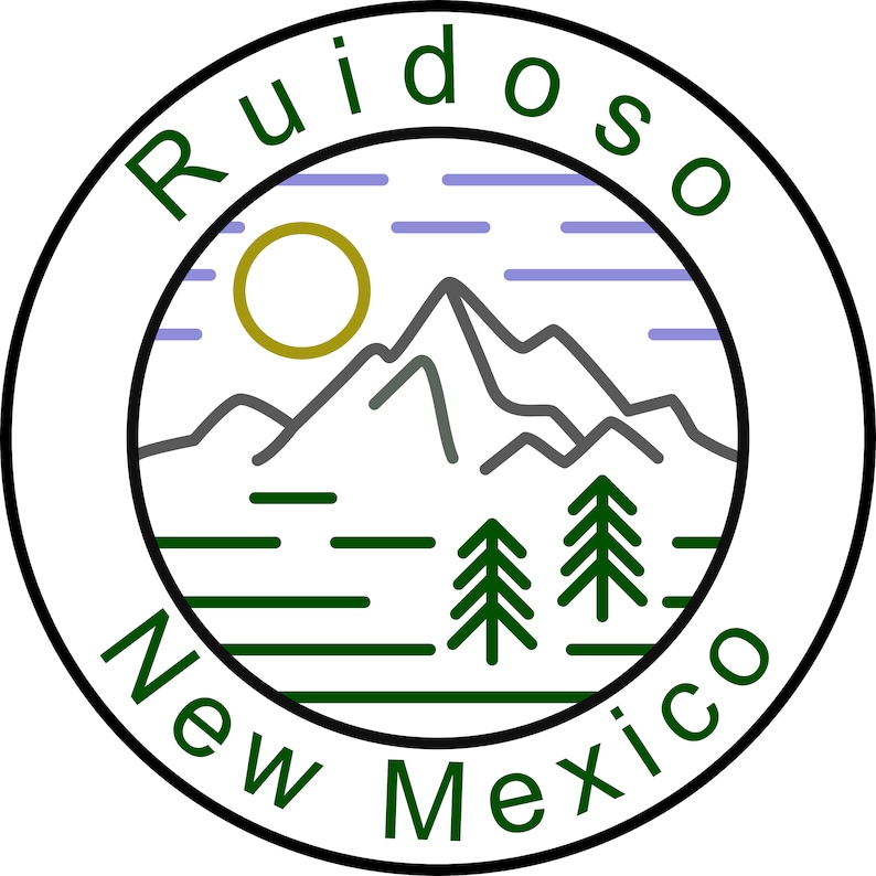 Ruidoso, New Mexico Logo, Sticker, Decal Image Files .JPG .PNG - Etsy