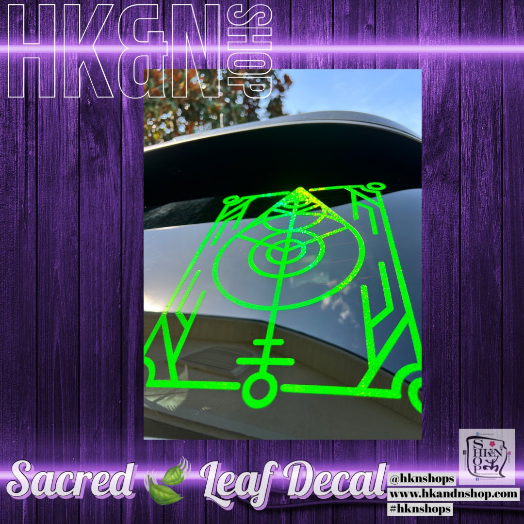Holographic Decal oval square any form Vinyl Waterproof glitter ...