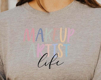 Peace Love Makeup Shirt Cool Makeup Lovers Gifts Funny - Etsy