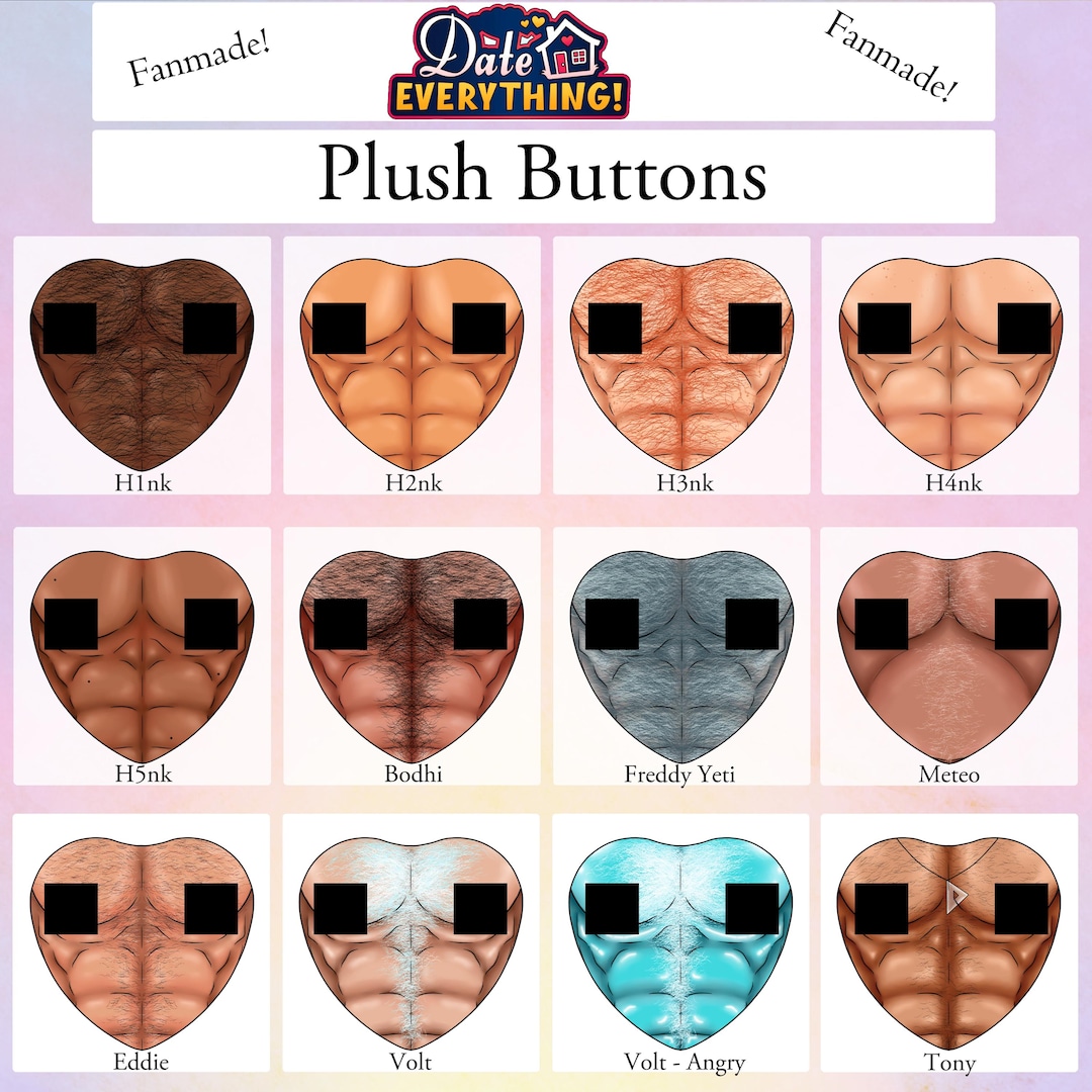 LAST STOCK Date Everything: Plush Buttons - Etsy