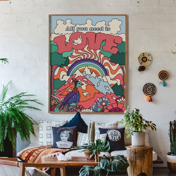 70s Vintage Poster - Etsy