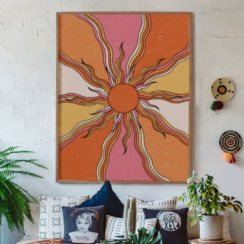 70s Wall Art 70s Retro 70s Vintage Poster 70s Retro Home - Etsy