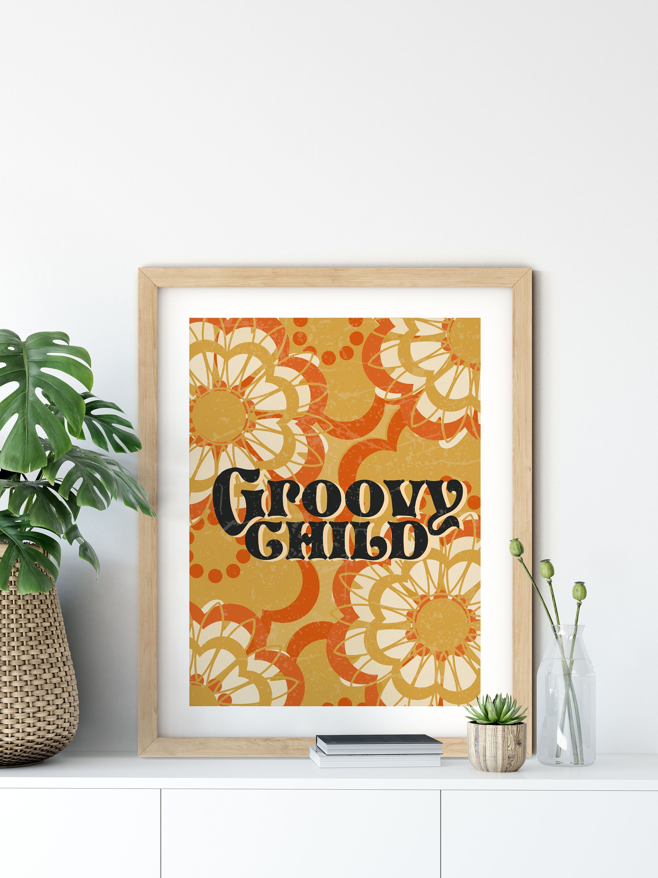 Groovy Child 70s Home Decor 70s Retro Home Decor 70s | Etsy