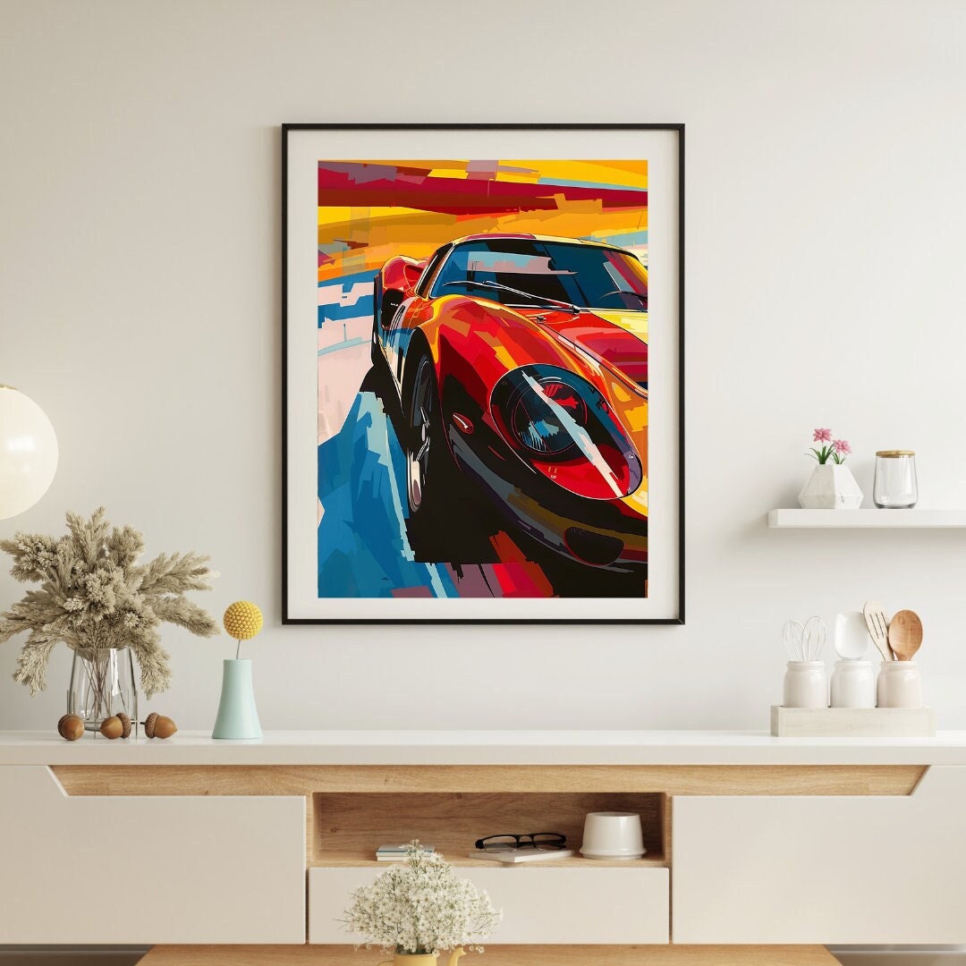 Pop Art Poster, 70s Retro Home Decor, 70s Vintage Poster, Hippie Home ...