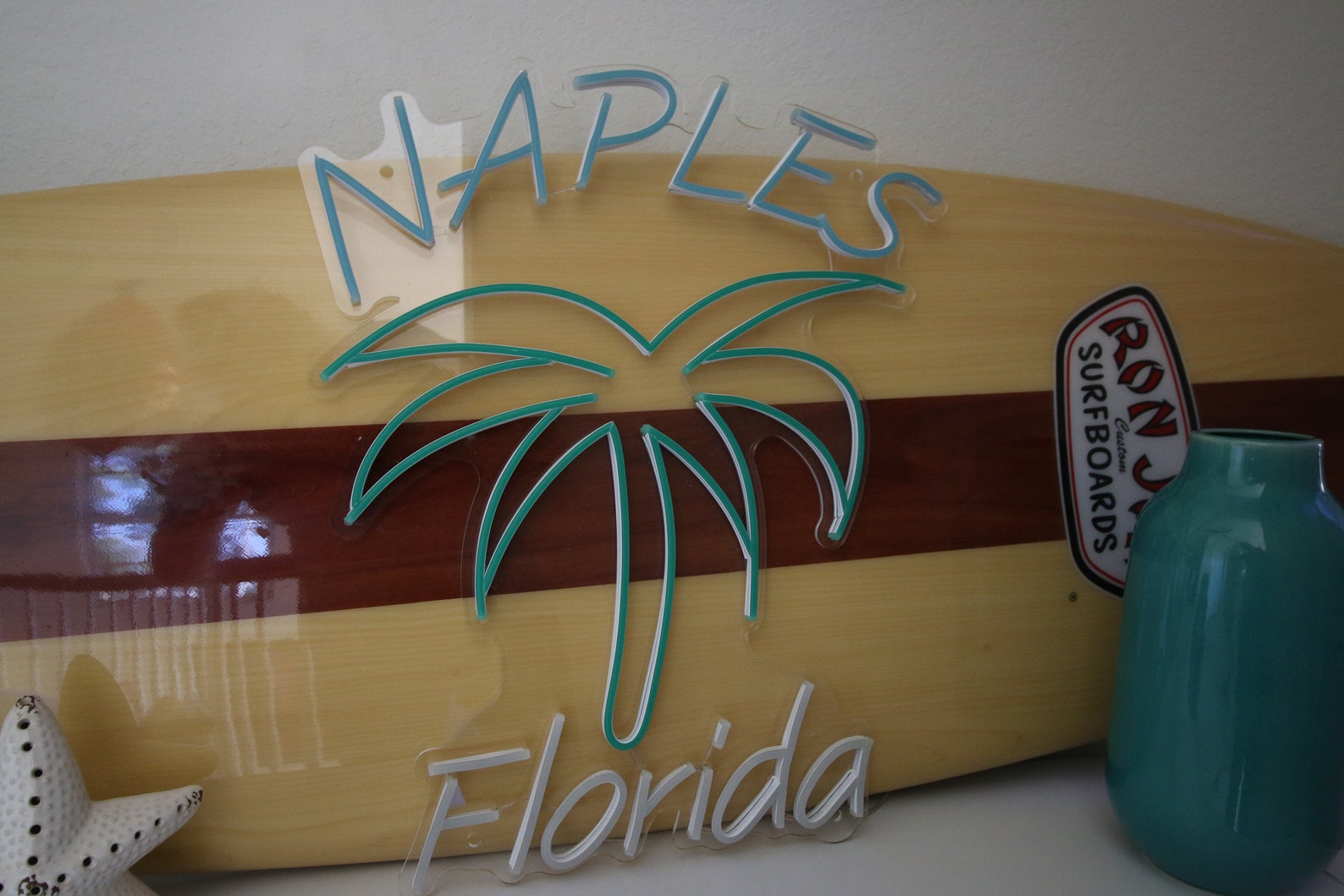 Naples Florida Neon Sign 22 X 18 Custom Neon - Etsy