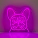 French Bulldog Frenchie LED Neon Sign Pink Neon Light**us Seller** - Etsy