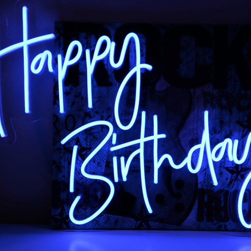 Neon Birthday Decorations - Etsy
