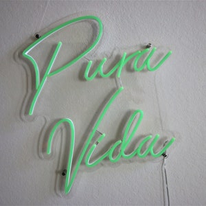 Pura Vida LED Neon Sign 23" X 20" ***US SELLER!!! - Etsy