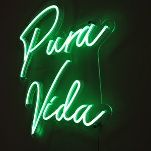 Pura Vida LED Neon Sign 23" X 20" ***US SELLER!!! - Etsy