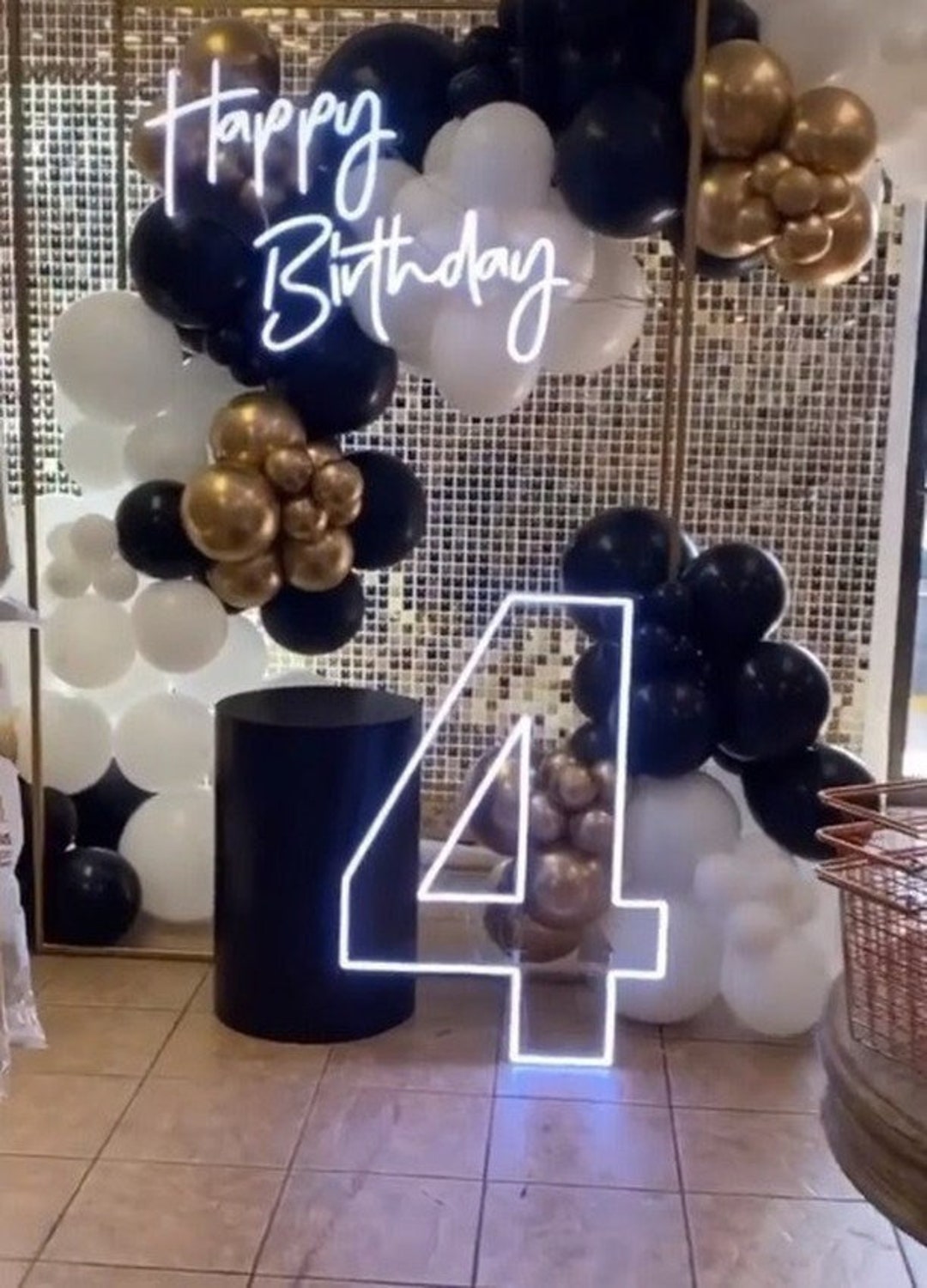 Neon Sign, Number Neon Signs for Birthdays, Partys, Kids All Colors or ...