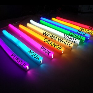 Neon Sign, Number Neon Signs for Birthdays, Partys, Kids All Colors or ...