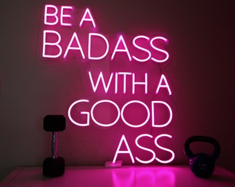 Badass Neon Sign - Etsy
