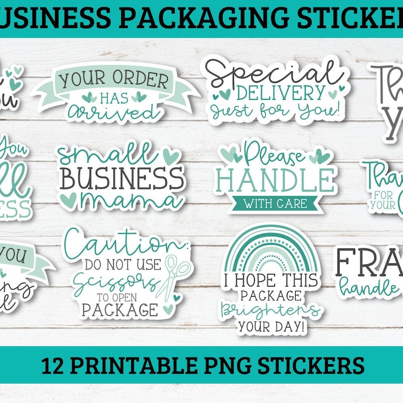Business Stickers - Etsy
