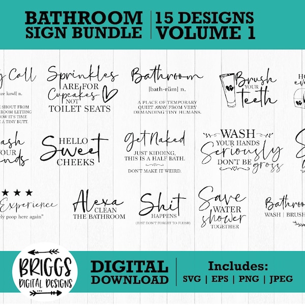 Farmhouse Bathroom - Etsy