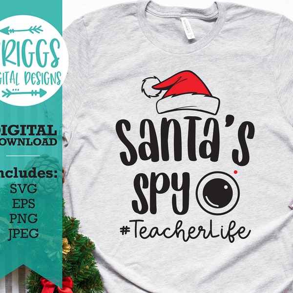 Santa Spy Shirt - Etsy