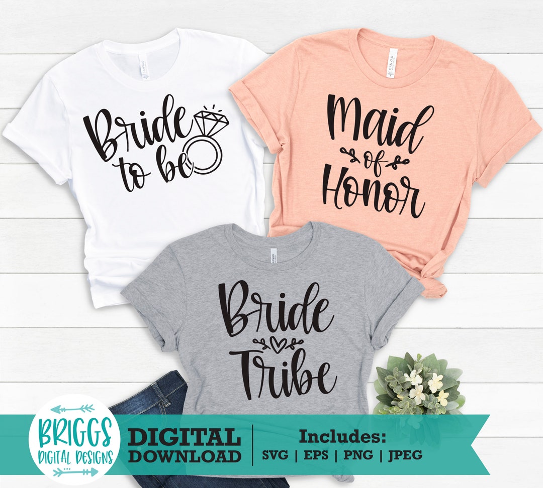 Bride to Be SVG | Wedding & Bachelorette Party Designs (digital ...