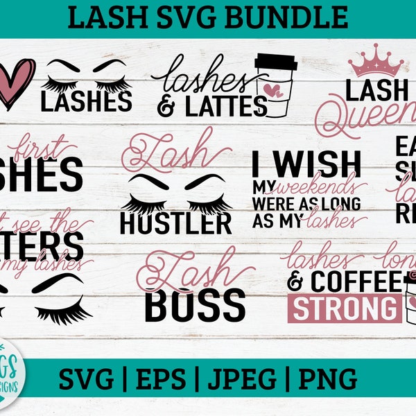 Lashes Svg - Etsy