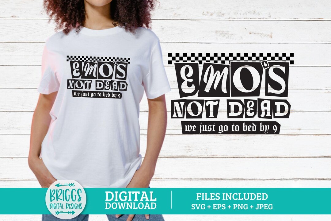 Emo S Not Dead Svg Elder Emo Emo Millennial Svg Emo Club Svg Emo
