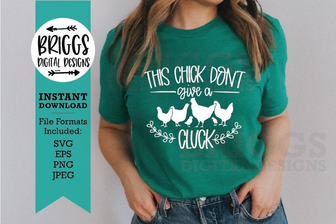 Chicken SVG | Give a Cluck Svg, Chicken Mama Svg, Funny Chicken SVG ...