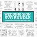 Wedding Sign SVG Bundle | Wedding Bundle, Rustic Wedding Svg, Cards and ...