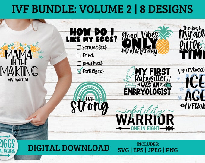IVF SVG Bundle Infertility Svg Ivf Baby Svg Infertility - Etsy