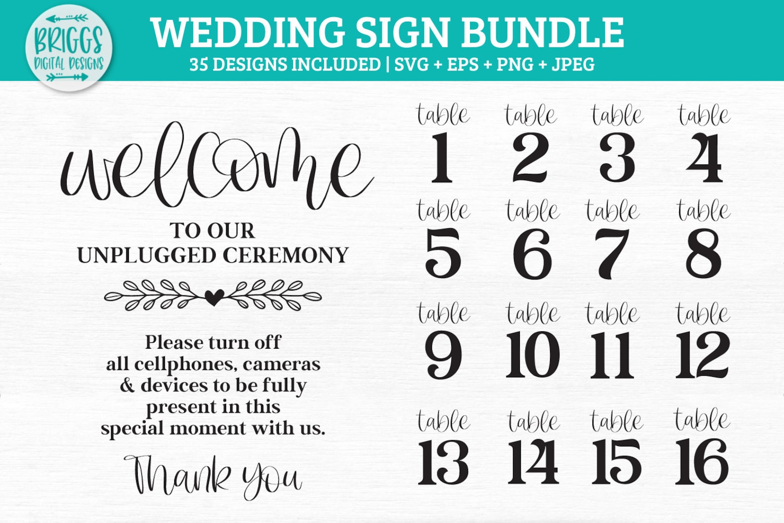 Wedding Sign SVG Bundle | Wedding Bundle, Rustic Wedding Svg, Cards and ...