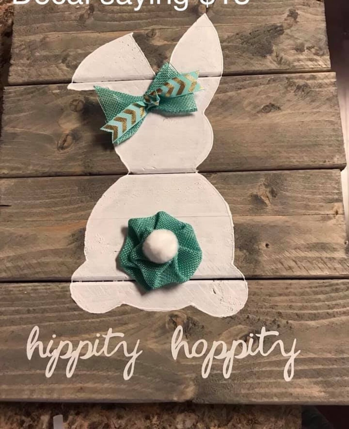 Wood Bunnies / Easter Bunnies / Happy Easter / Plank Wood - Etsy