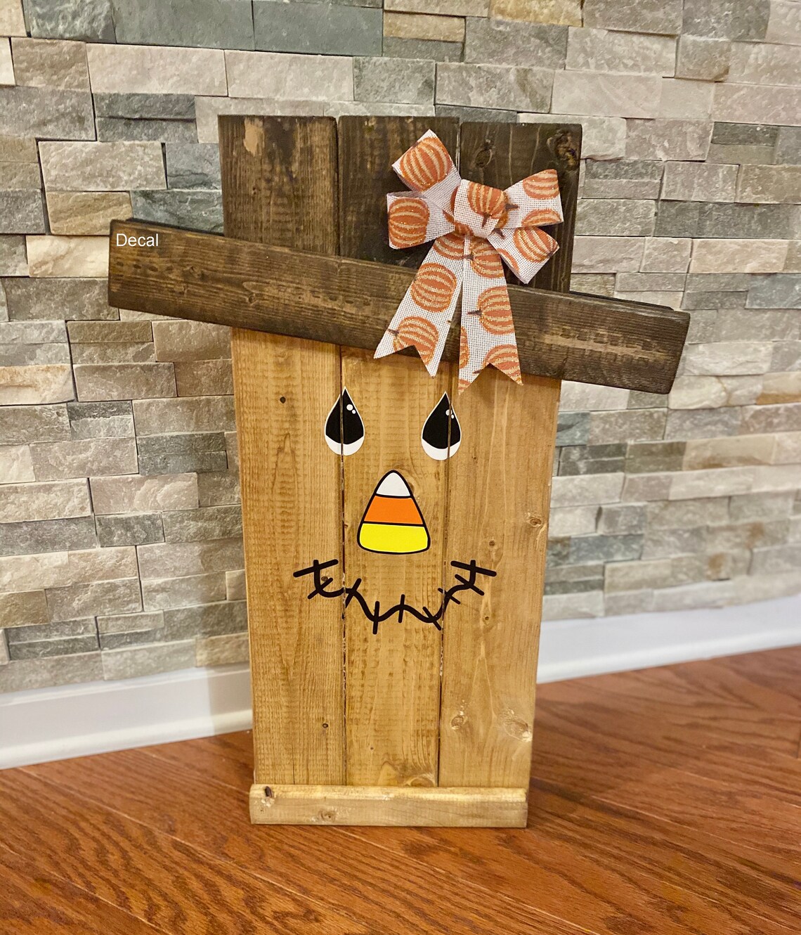 Scarecrow / Snowman Reversible / Rustic Wood / Plank Wood / - Etsy